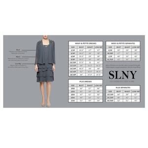 SLNY | Dresses | Slny Womens Dress Ombre Satin Long Gown 2 | Poshmark